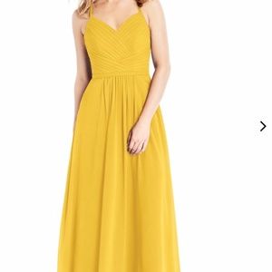 Azazie | Dresses | Azazie Long Bridesmaid Dress Marigoldyellow Nwt ...
